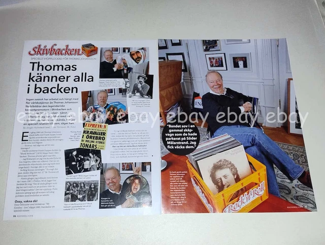 JIMI HENDRIX KISS Mick Jagger Zappa Phil Lynott Queen Ramones clippings ...