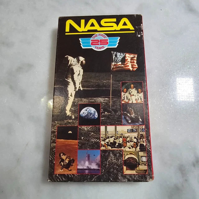 NASA THE FIRST 25 Years VHS Video Tape Goodtimes Space Shuttle Moon ...