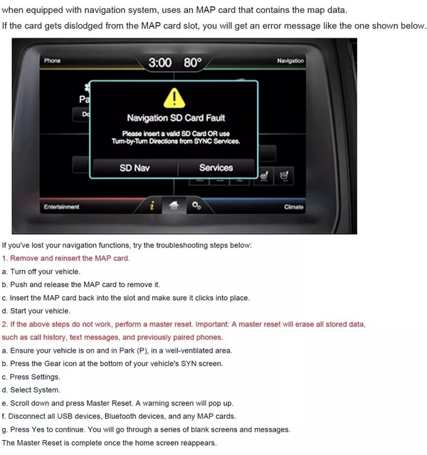 FORD EXPLORER 2024 MAP UPDATE A15 Sync2 SD Card Navigation US/CAN GPS ...