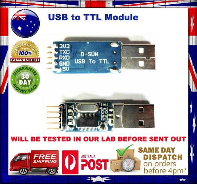 USB TO TTL level UART RS232 Converter PL2303HX adapter for Arduino - AVR - PIC EUR 4,54 ...