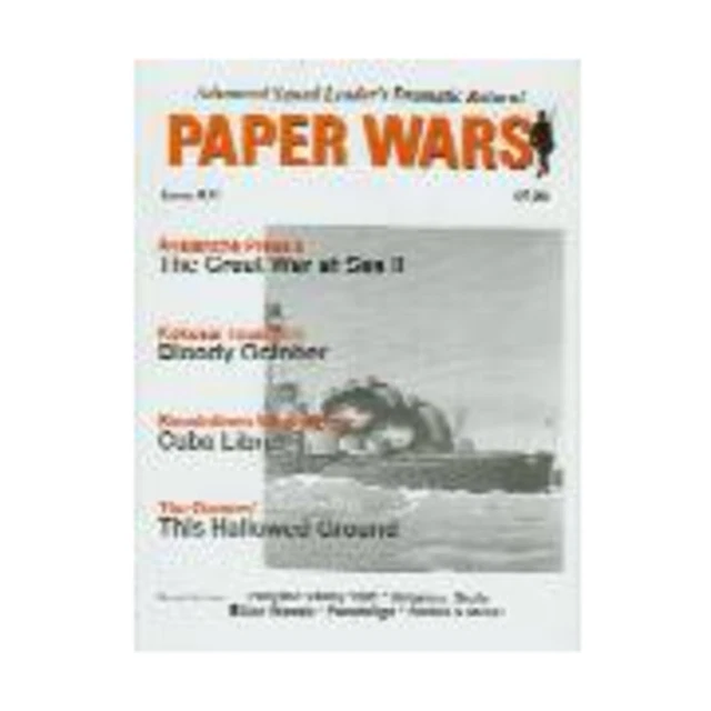 OMEGA GAME PAPER Wars #31 "Great War at Sea II, Bloody October, Cuba Li ...