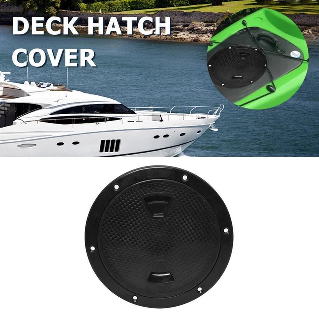 HATCHES COVER DETACHABLE Plastic for Marine Boat Yacht (Black 4inch ...