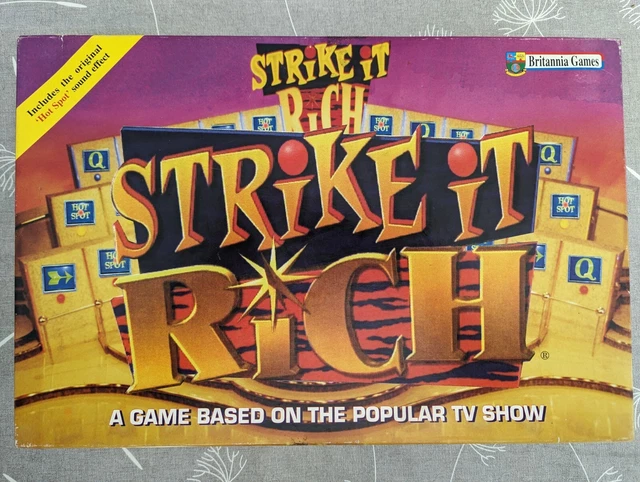 STRIKE IT RICH Board Game Based On The Popular 90s TV Show Britannia ...