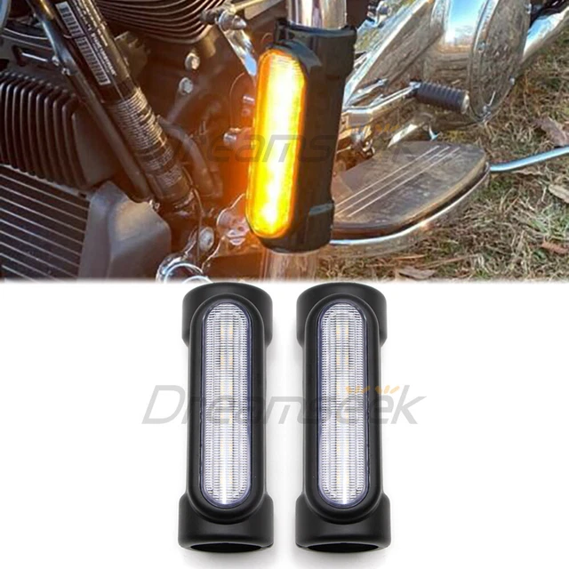 1.25'' LED HIGHWAY Crash Bar Light Engine Guard DRL Turn Signal Light ...