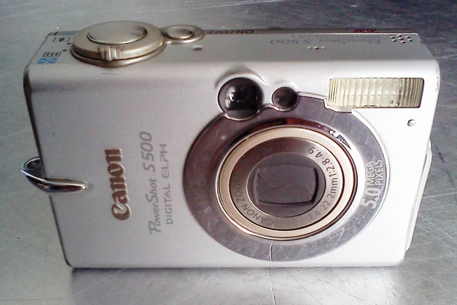 CANON POWERSHOT DIGITAL ELPH S500 5.0 MP PC1084, FOR PARTS ONLY ...