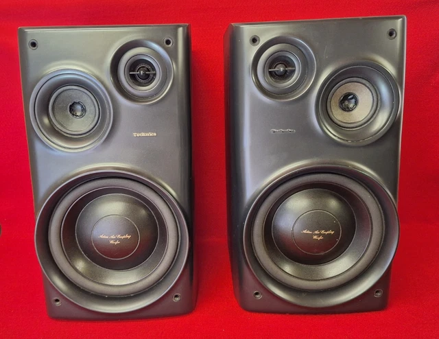 VINTAGE TECHNICS SB-CH515A 3-Way Speaker Hi-Fi Stereo Speaker System ...