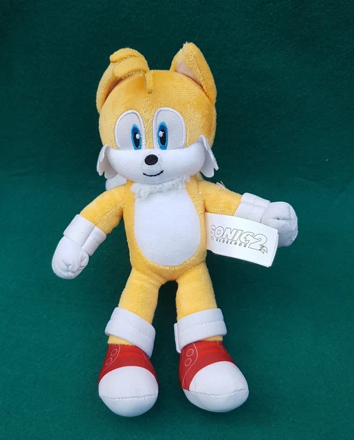 JAKKS SONIC THE Hedgehog 2 Tails Soft Plush Toy 10 in Sega Paramount ...