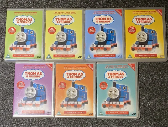 THOMAS THE TANK Engine DVD Bundle Series 1-7 Region 2 £39.99 - PicClick UK