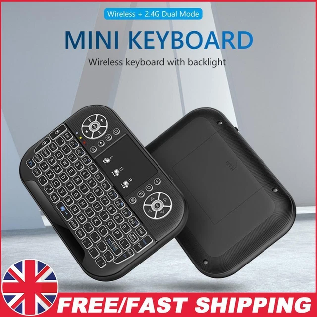 KEYBOARD REMOTE CONTROL 2.4G&Bluetooth-compatible Rechargeable for PC ...