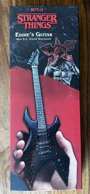 BC RICH WARLOCK Stranger Things Eddie’s Guitar Miniatur „Master of ...