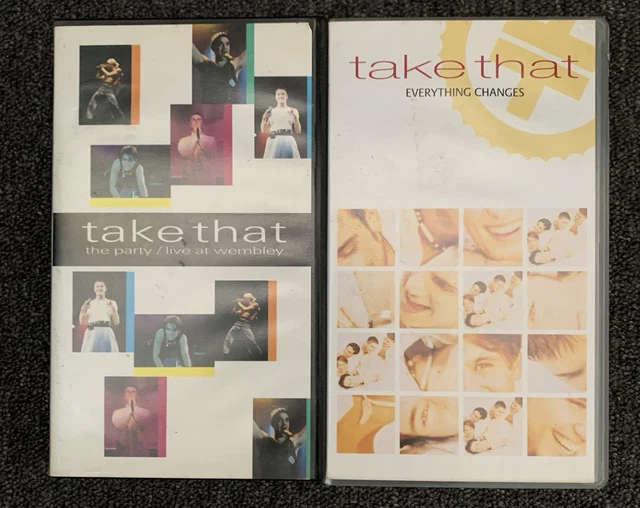 TAKE THAT VHS Video Tapes Bundle X2 £8.85 - PicClick UK