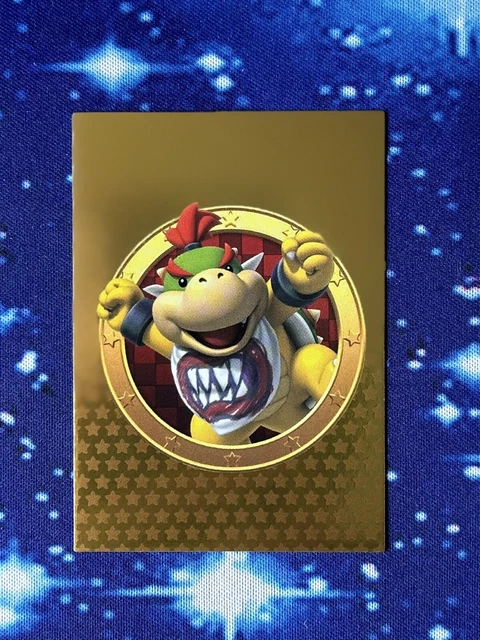 PANINI SUPER MARIO trading cards - Bowser jr golden card EUR 2,09 ...