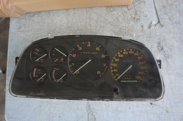 JDM MAZDA RX7 rx-7 fc fc3s hatayama racing 260kmh oem jauge cluster ...