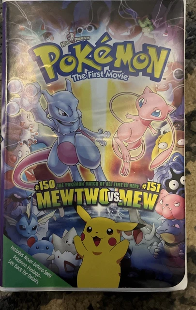 POKÉMON THE FIRST Movie: Mewtwo Strikes Back (VHS, 2000, Clamshell) £4. ...