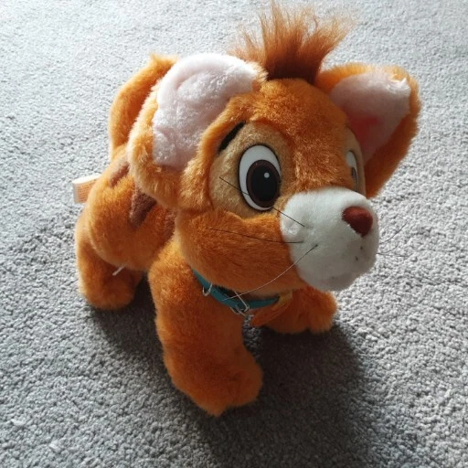 DISNEY'S OLIVER & Co "Oliver" Kitten Plush By Sear's Vintage 1988 £35. ...