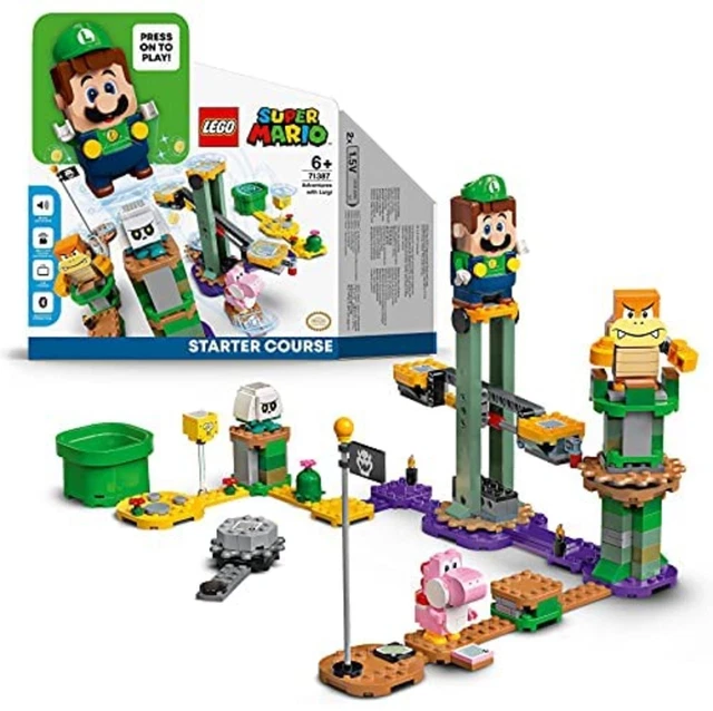LEGO SUPER MARIO Adventures with Luigi STARTER COURSE Block Building ...