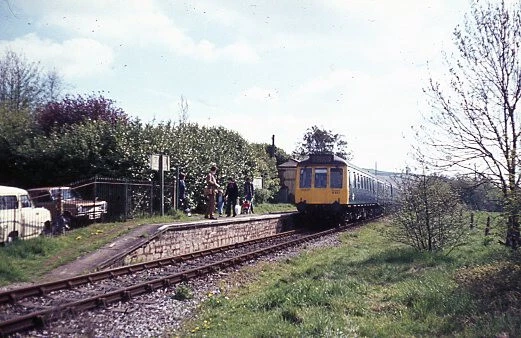 ORIGINAL COLOUR SLIDE of 51345 BR DMU at Toller £2.50 - PicClick UK
