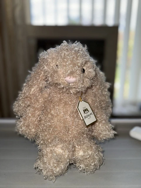 ORIGINAL BASHFUL LUXE Bunny Curly Jellycat Brand New With Tags £63.11 - PicClick UK