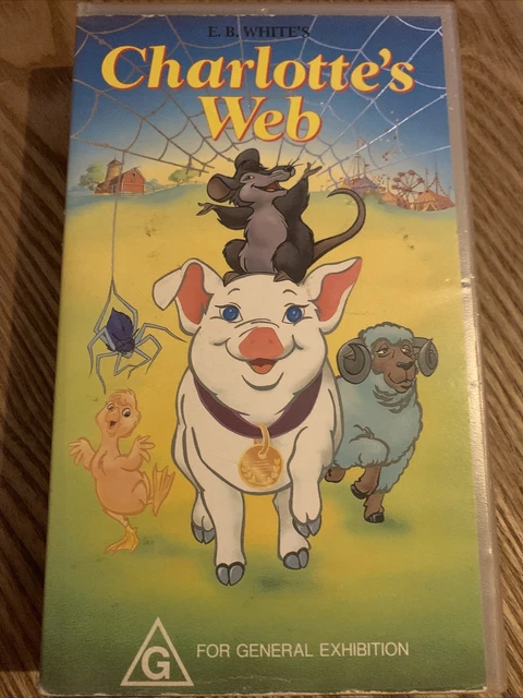 CHARLOTTE'S WEB VHS TAPE Animated Rare $1.50 - PicClick AU