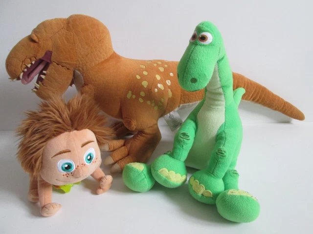 DISNEY PIXAR THE Good Dinosaur Plush Soft Toy Bundle - Spot Arlo ...