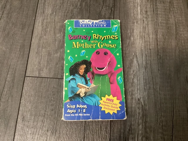 BARNEY & FRIENDS Collection Barney Rhymes with Mother Goose 1993 VHS ...
