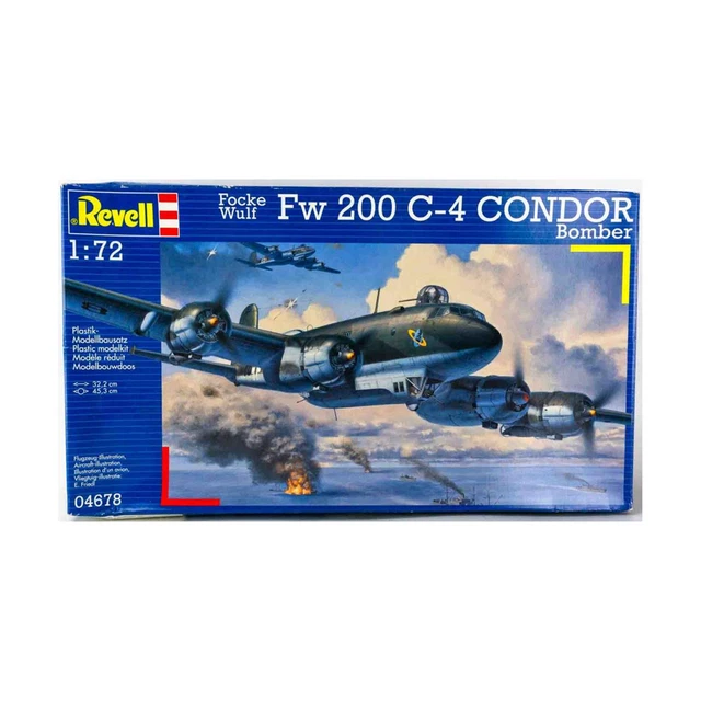 REVELL/MONOGRAM MODEL KIT Focke-Wulf FW 200 C-4 Condor Bomber VG/Mint £ ...