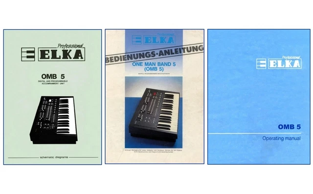 ELKA OMB-5 SERVICE Manual Schematic Diagrams Schaltplan Schema + Owners ...