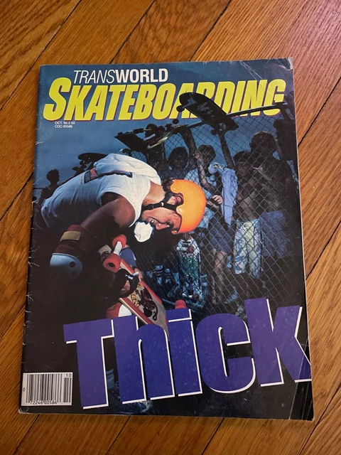 TRANSWORLD SKATEBOARDING MAGAZINE October 1985 Gator Tony Hawk 10/85 ...