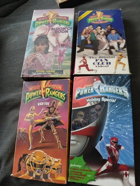 4 X VINTAGE Power Rangers Vhs Videos £15.99 - PicClick UK