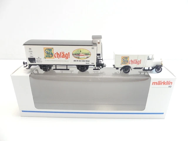 MÄRKLIN H0 94034 Bierwagen Set "Schlägl" der BB Österreich in EVP G2489 ...