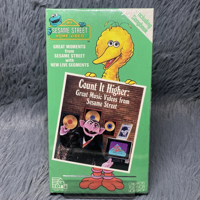 SESAME STREET HOME Video Count It Higher Great Music Videos VHS 1988 ...