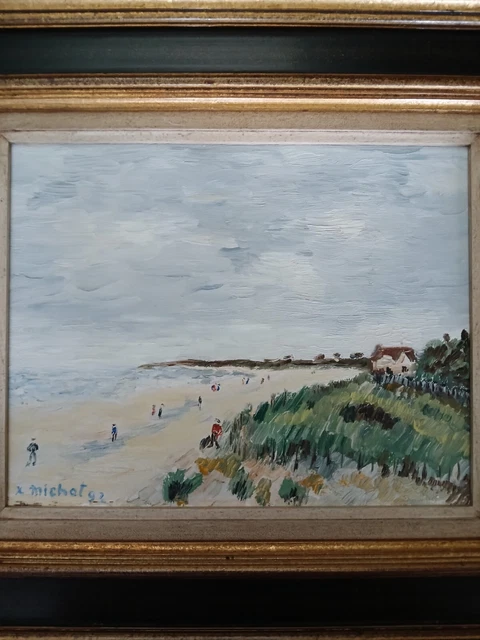 ANCIEN TABLEAU HST Côte Vendée Signé A. Michot EUR 79,00 - PicClick FR