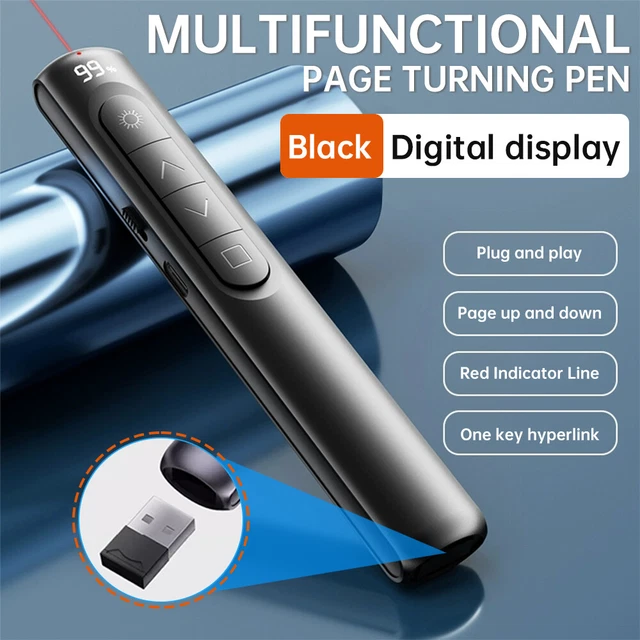 WIRELESS PPT PRESENTER Power point Presentation Laser USB Pointer ...