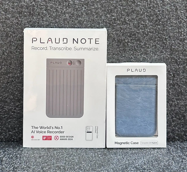 PLAUD NOTE AI Voice Recorder & Note Taker Bluetooth Smart Audio ...