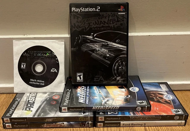 NEED FOR SPEED Most Wanted Black Edition PS2 CIB + dvd Lot of 6 Racing ...