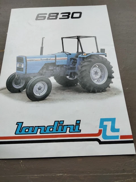 PROSPECTUS TRACTEUR LANDINI 6830 Traktor Prospekt Trattori £3.42 ...