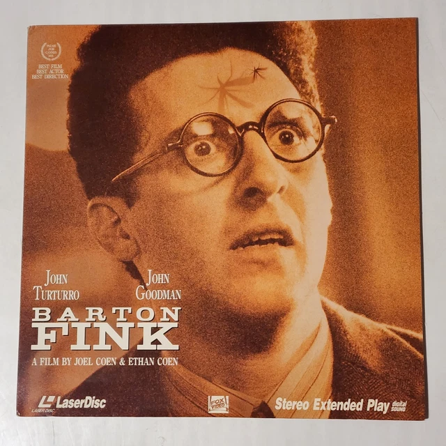 BARTON FINK FILM LaserDisc VidéoDisc Coen Bros John Goodman John ...