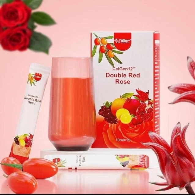 DOUBLE RED ROSE Supplement £39.18 - PicClick UK