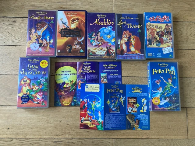 ORIGINAL DISNEY VHS Bundle some with Original Inserts. £1.75 - PicClick UK