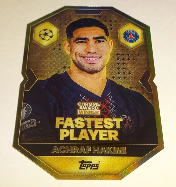 TOPPS - MATCH ATTAX 2025-26 - Chrom Award Winner No8 - Achraf Hakimi ...