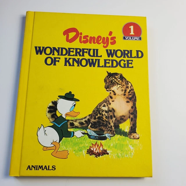 DISNEY'S WONDERFUL WORLD of Knowledge: Animals Volume 1 Robert B ...
