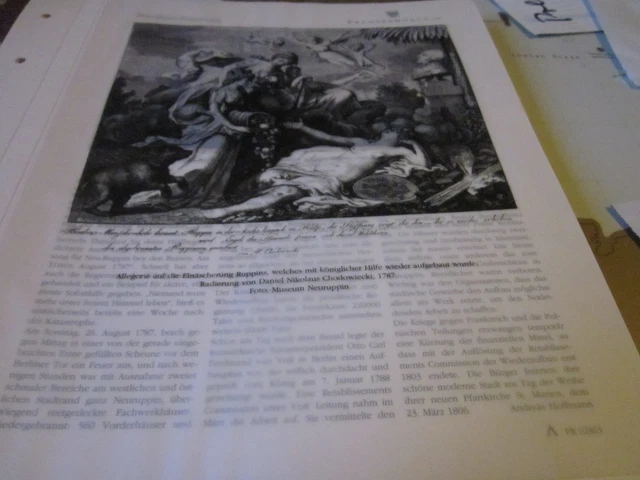 PREUSSEN ARCHIV N2 2463 Der große Brand in Ruppin 1787 EUR 7,33 ...