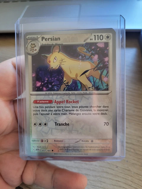 CARTE POKÉMON PERSIAN reverse 053/165 151 ETB ultra premium Display Bundle Tin EUR 1,00 ...