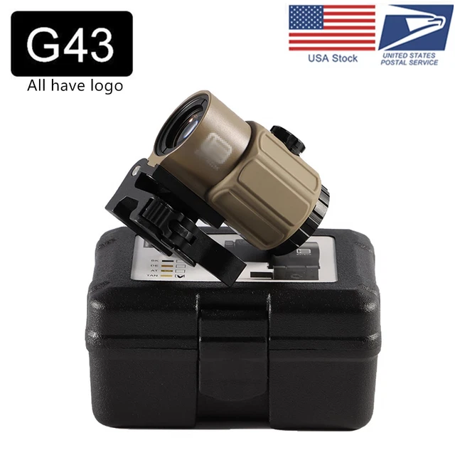 G43 TACTICAL 3X Magnifier Sight W/ Flip to Side Mount for Sight ...