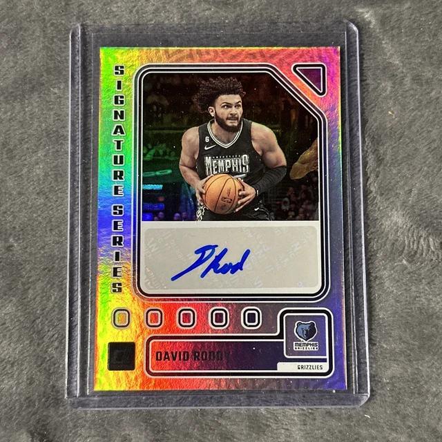 DAVID RODDY AUTO, 2023-24 Donruss Signature Series #SS-DAV - Memphis ...