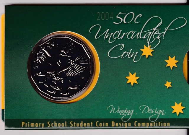 AUSTRALIA: 2004 50 Cent Primary Student Design Unc Coin ... .. EUR 9,05 ...
