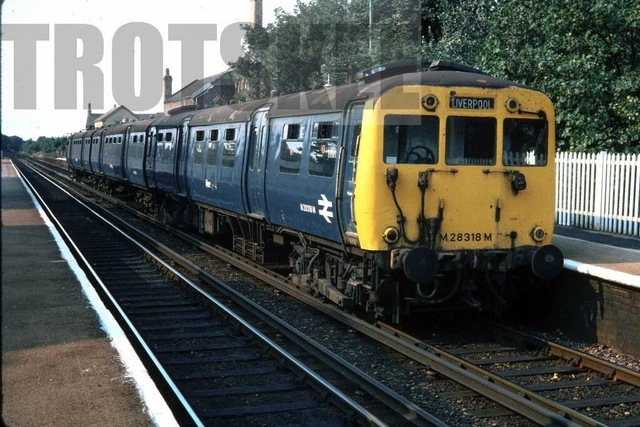 35MM SLIDE BR British Rail Electric EMU Class 502 M28318M 1976 Original ...