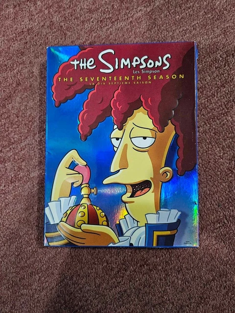 THE SIMPSONS: THE Seventeenth Season 17 4 DVD box Set Sideshow Bob $20. ...