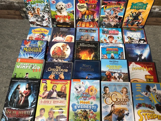 BUNDLE OF 25 Disney & Dreamworks Warner Brothers Classic Films On DVD ...