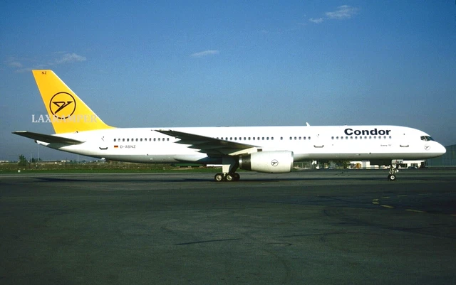 ORIGINAL 35 MM Slide Condor Boeing B-757-2T7 D-ABNZ CN22760 LN19 airbus ...